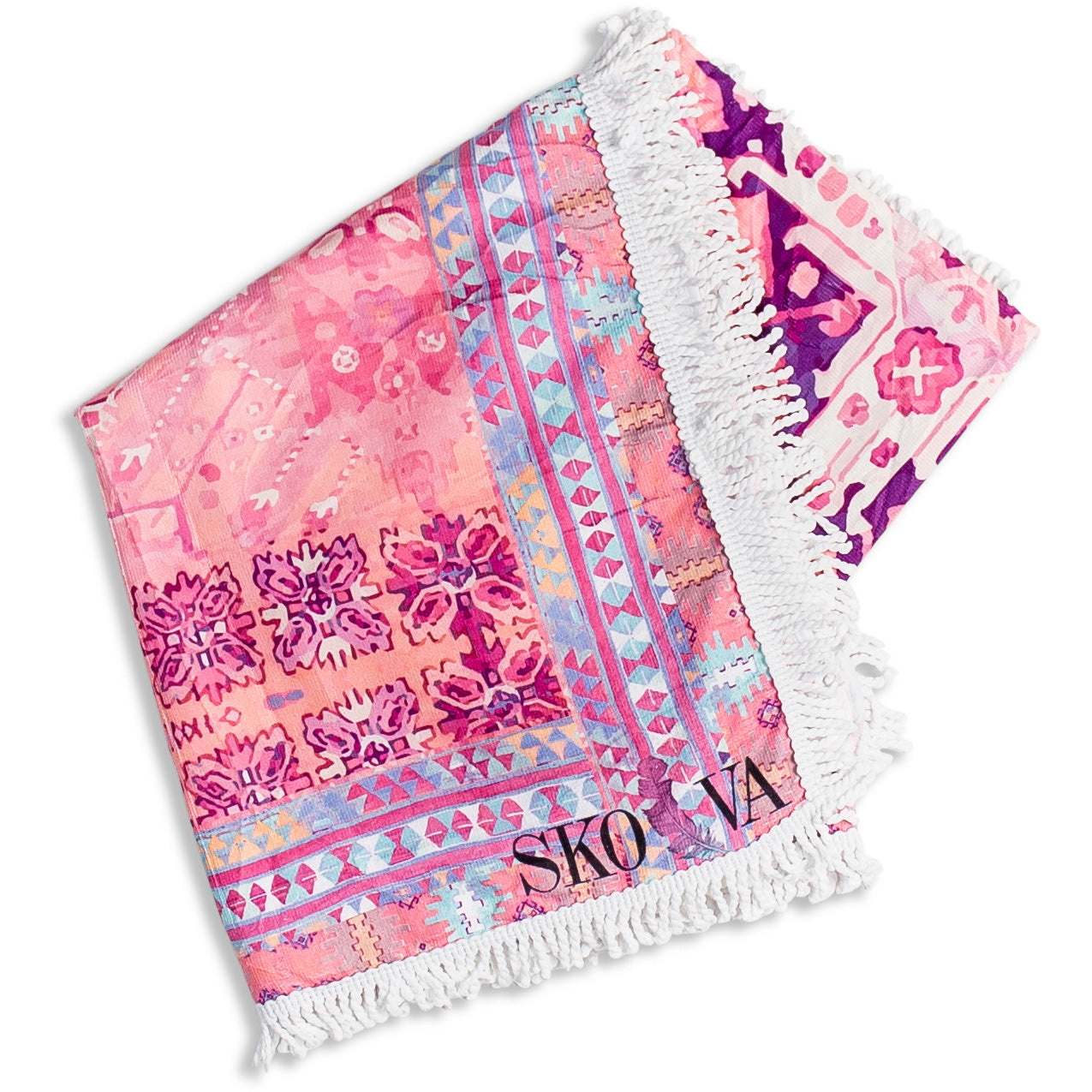 Pink Kilim Blanket Towel – SKOVA
